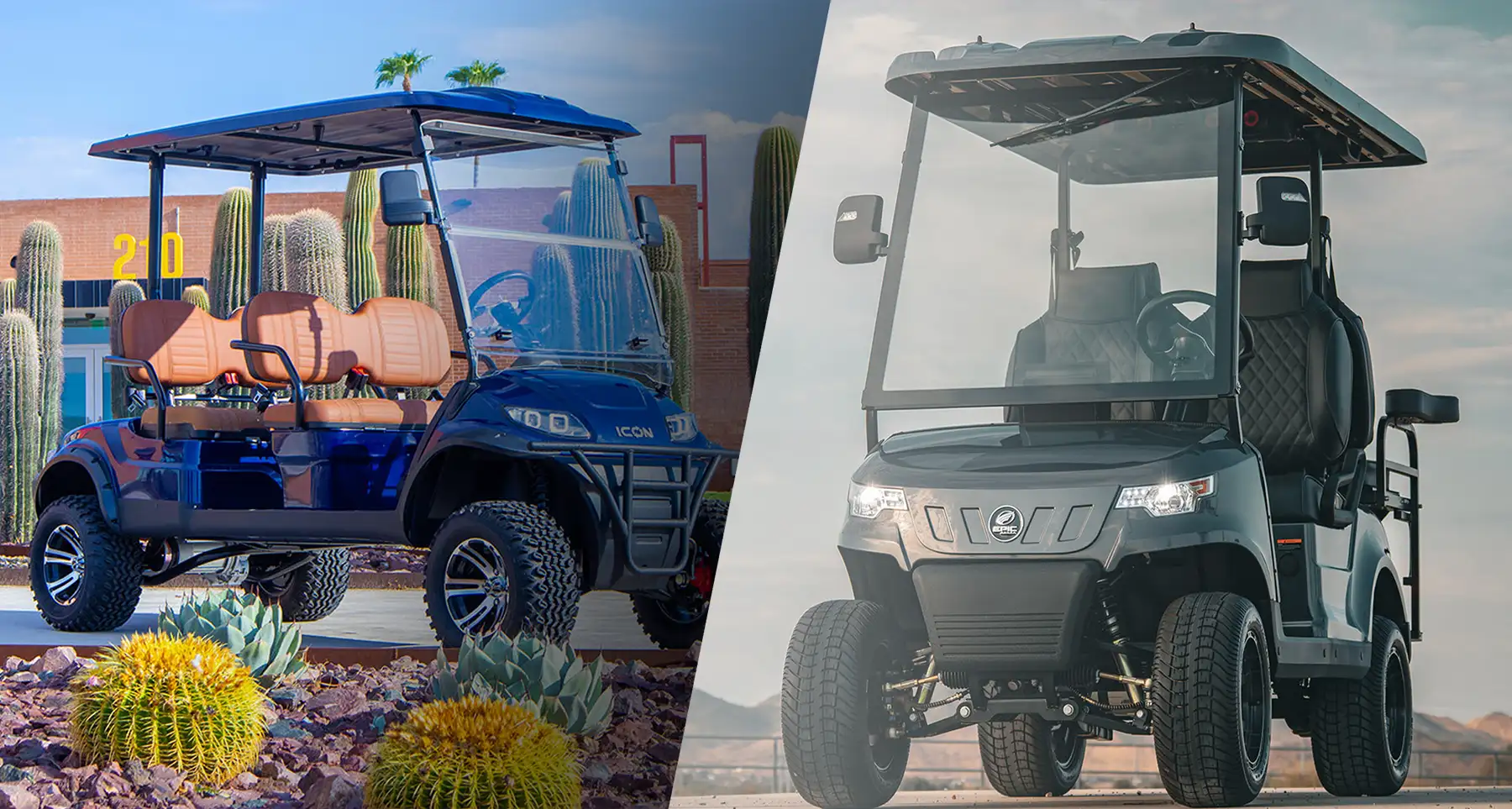 Icon vs Epic Golf Carts: Key Differences & Features Compared